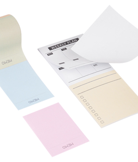 Perforated Line Processed Sticky Notes > [영문] 점착 메모지 제작 | 한솔엠티에스